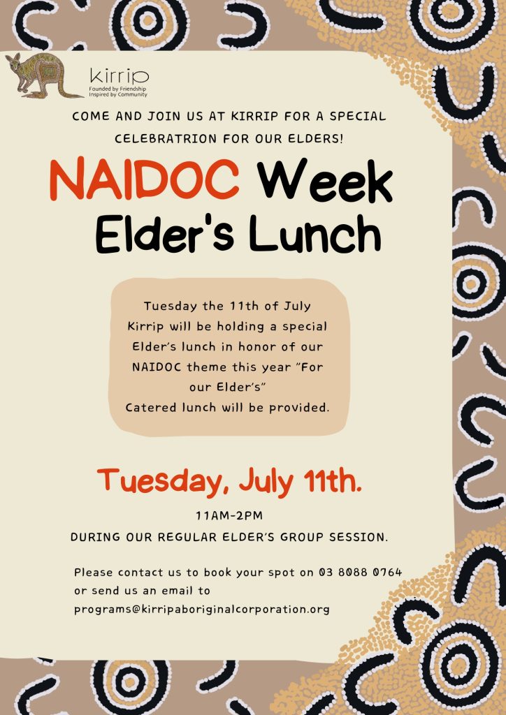 NAIDOC Elder’s Lunch | Deadly Western Connections