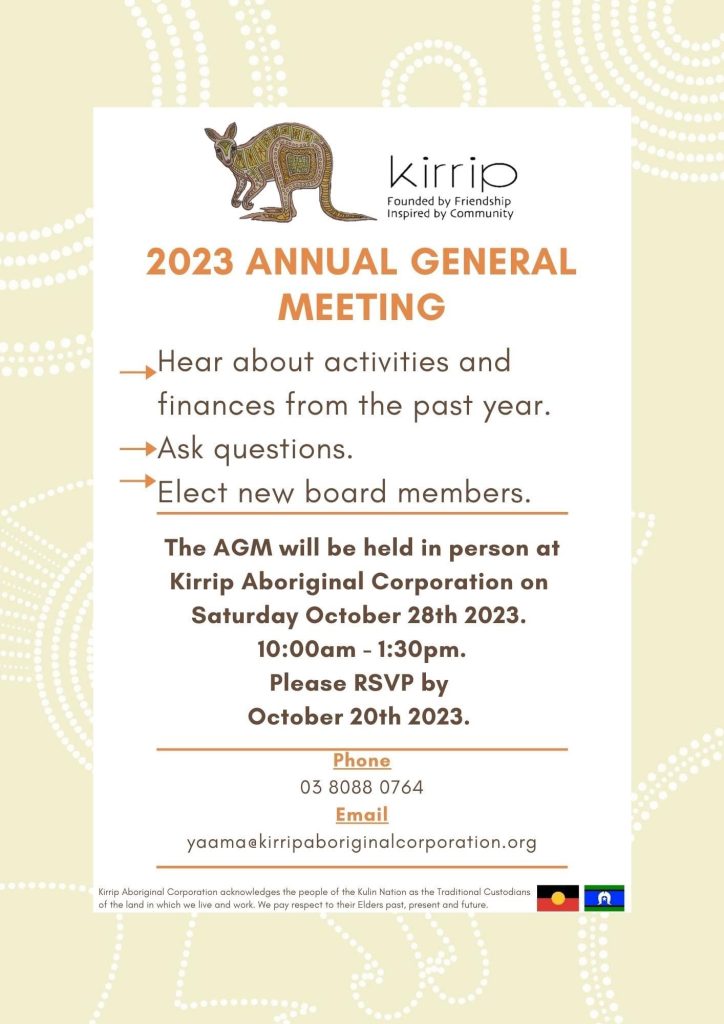 KIRRIP – 2023 Annual General Meeting