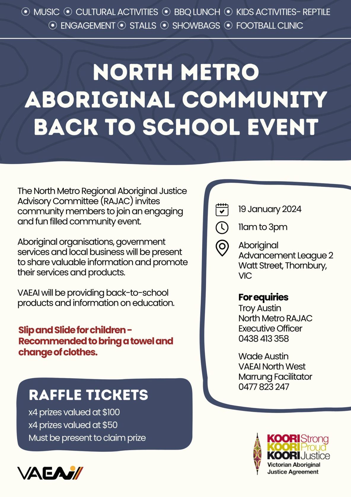 North Metro Aboriginal Community – Back to School Event