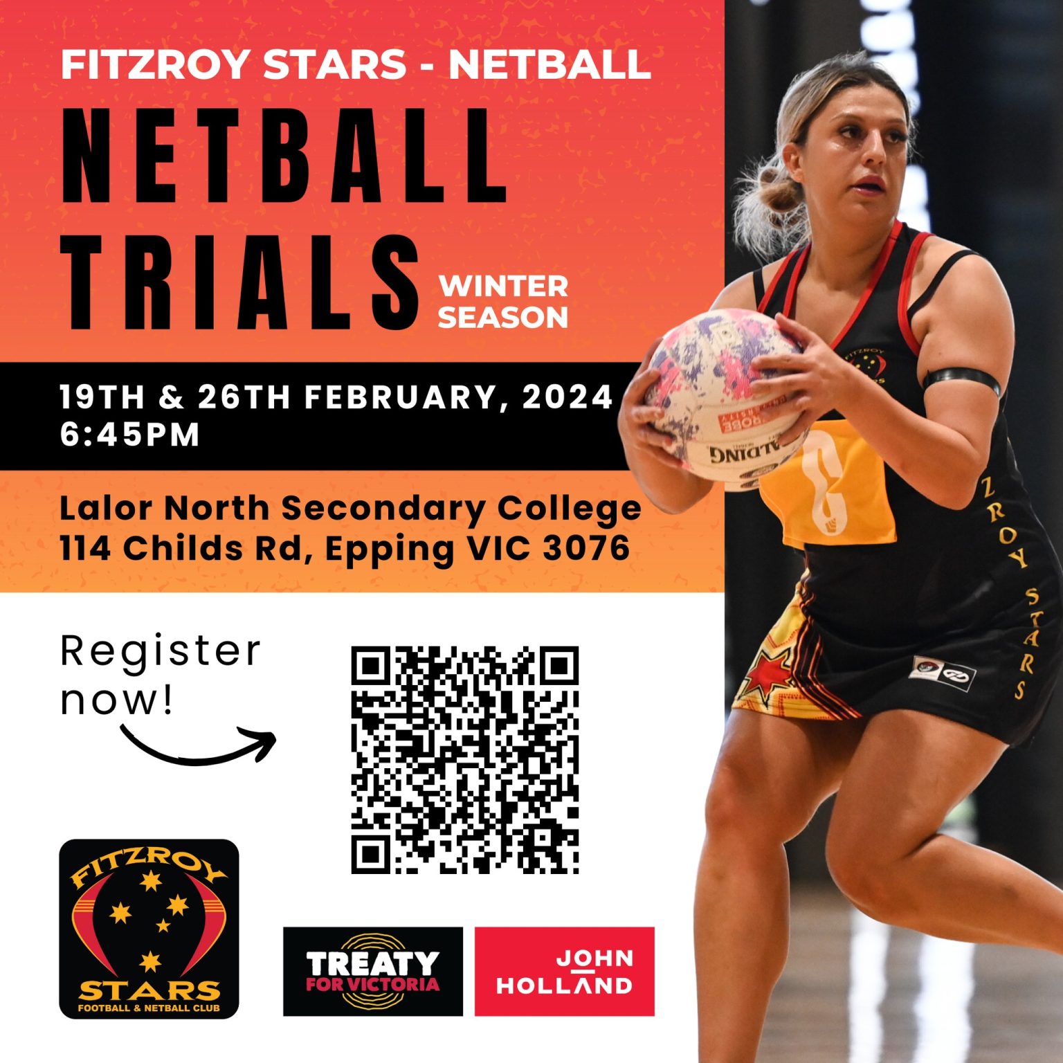 Fitzroy Stars Netball Trials | Deadly Western Connections