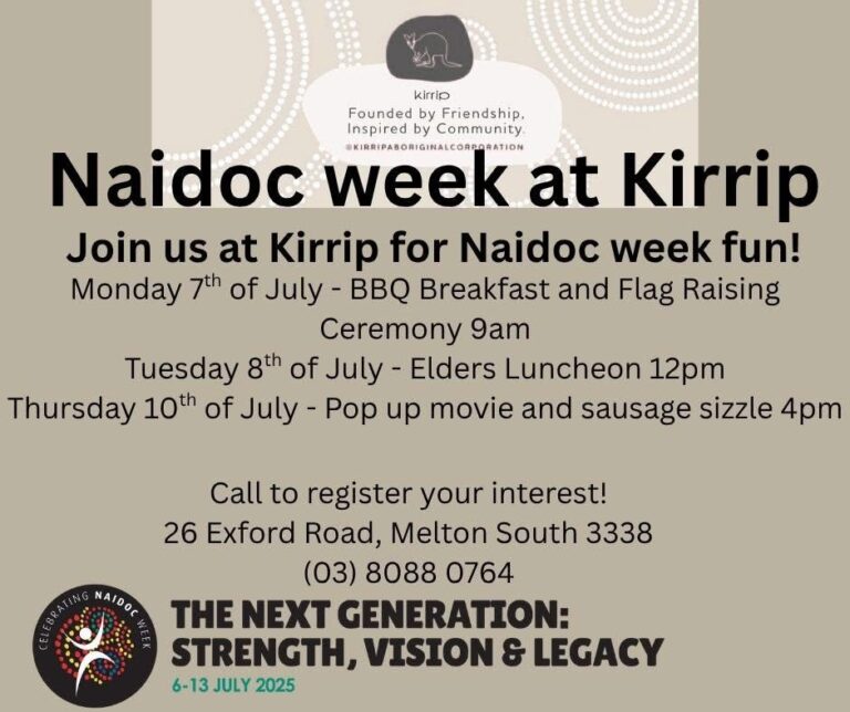 NAIDOC Week at KIRRIP | Deadly Western Connections